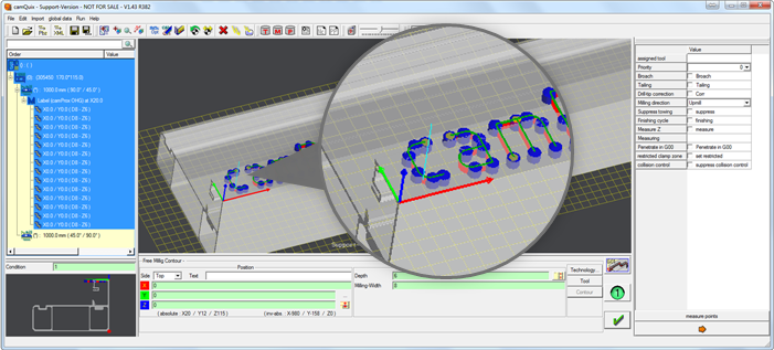 camQuix – Text milling – camProx